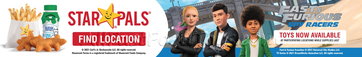 Carl's Jr. Fast & Furious Spy Racers Kids Meal Commercial Complete Set ...